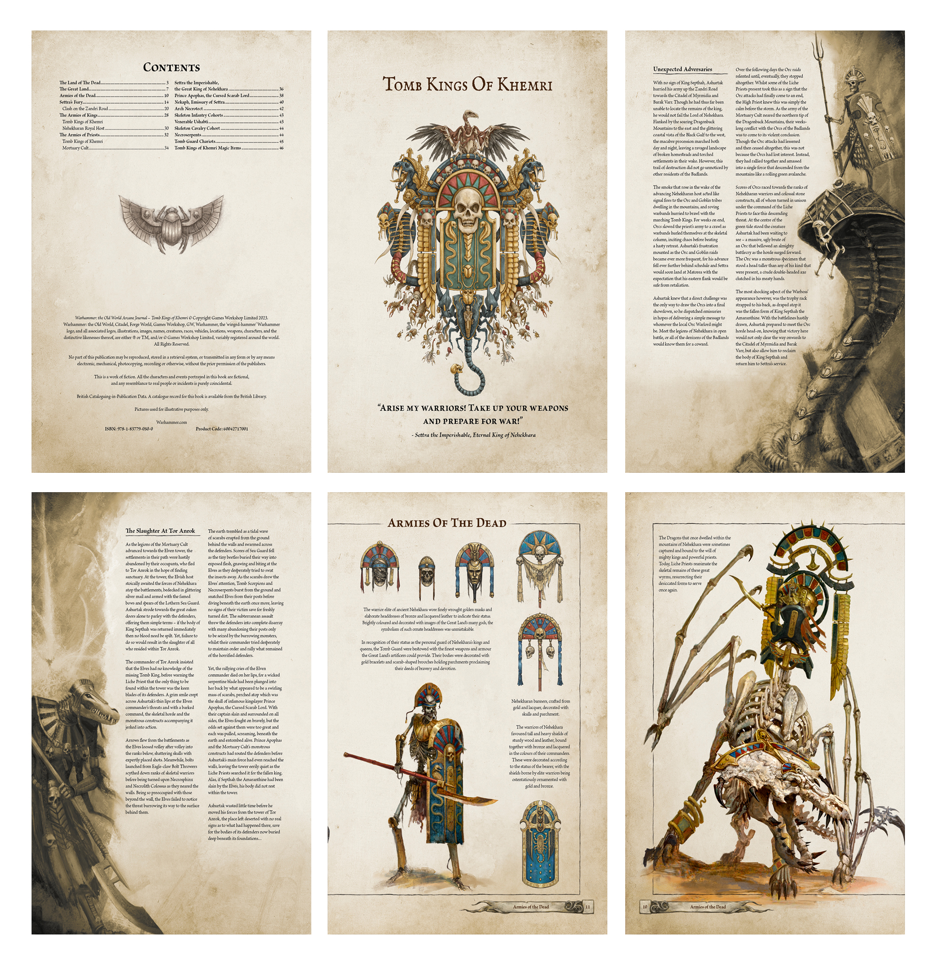 Arcane Journal Kings Of Khemri Jual Warhammer The Old World - Arcane ...