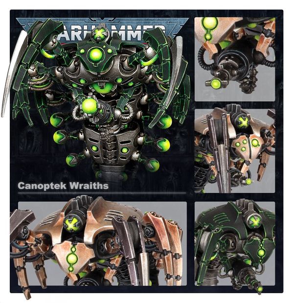40k Necron Wraith Canoptek Wraiths Ars Manufactorea