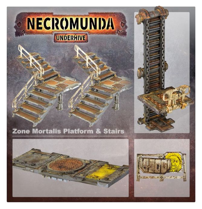 Necromunda Zone Mortalis Platforms and Stairs