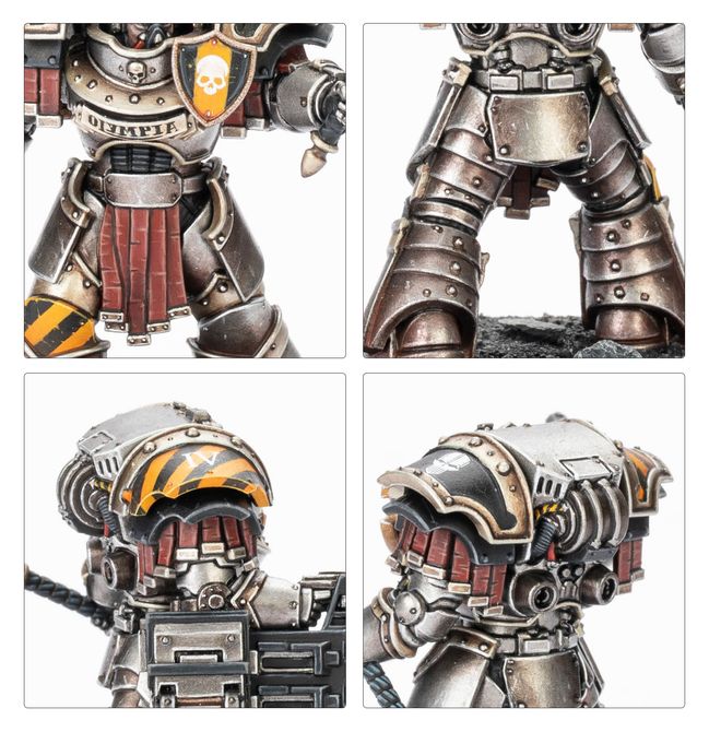 Cataphractii Terminators with Volkite Chargers and Power Mauls