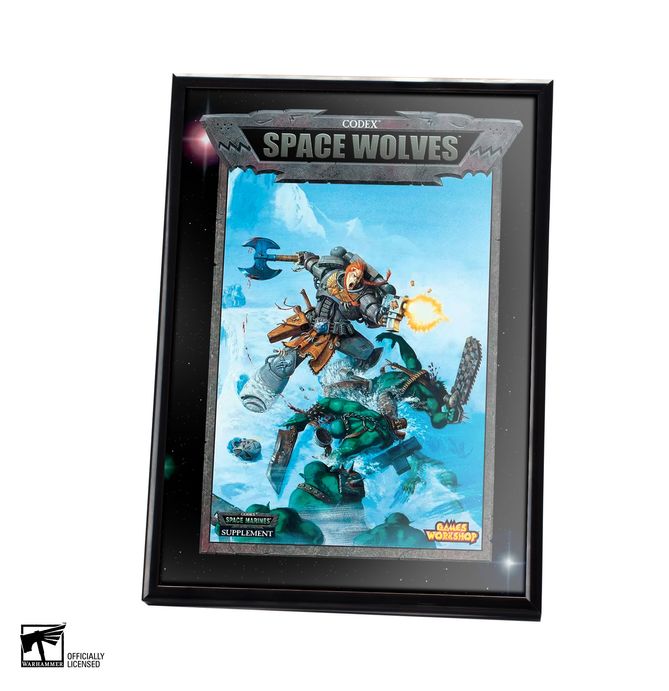 Warhammer Art – Codex: Space Wolves (2000) Framed Art Print