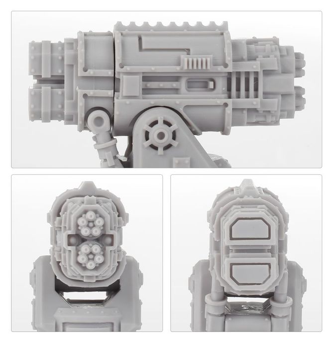 Adeptus Titanicus Warlord Battle Titan Paired Vulcan Mega-bolters