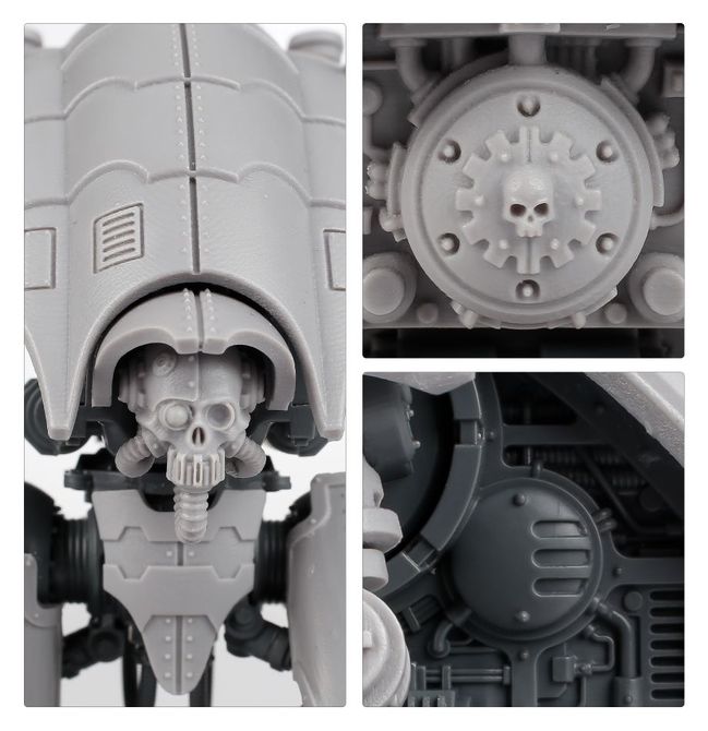 Mechanicum Knight Moirax with Lightning Locks