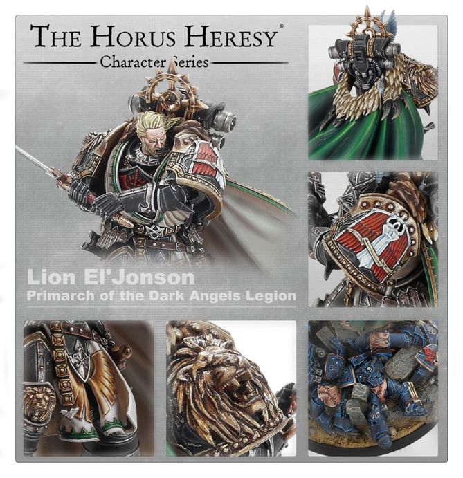 Lion El'Jonson, Primarch of the Dark Angels Legion