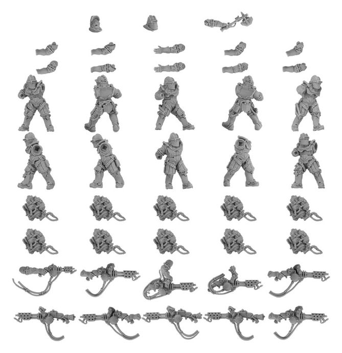 Solar Auxilia Flamer Section