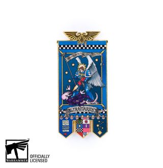 Starforged: Dark Angels Chapter Banner Magnet