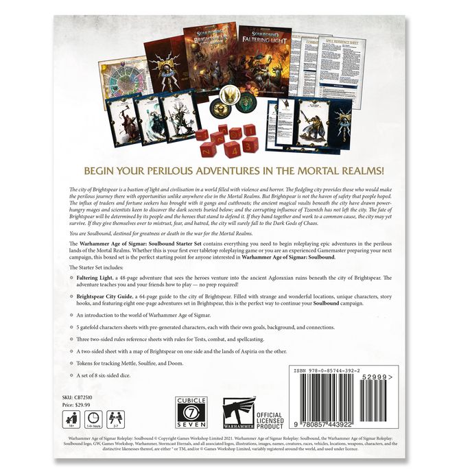 Warhammer Age of Sigmar Roleplay: Soulbound Starter Set