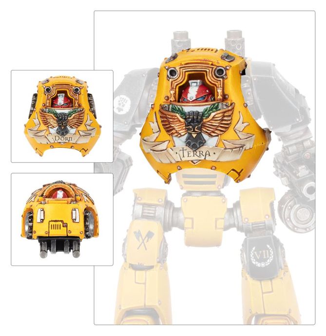 Imperial Fists Contemptor Dreadnought Upgrade Set