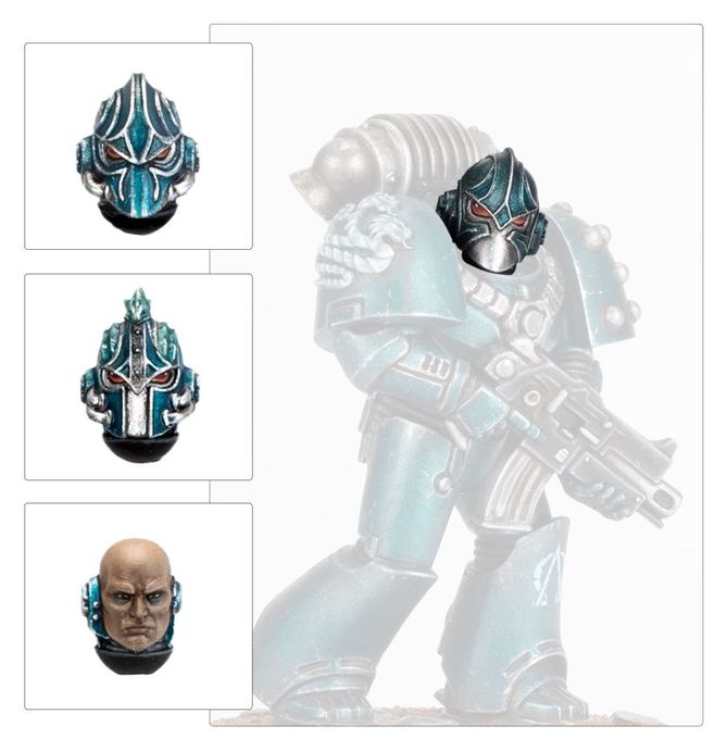 Alpha Legion MKVI Heads
