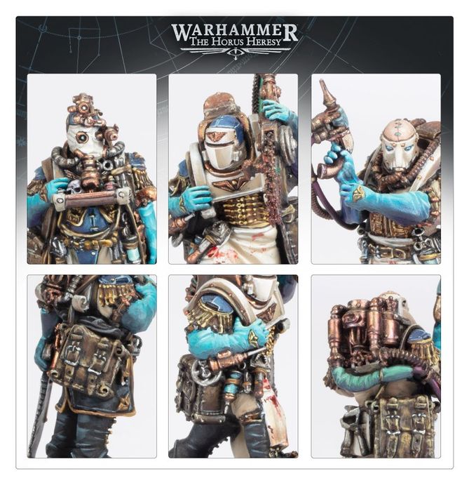 Solar Auxilia Surgeon-Primus Aevos Jovan & Medicae Orderlies