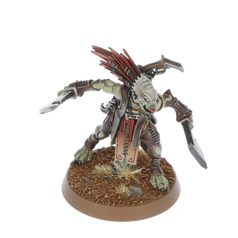32mm Round Base Miniature Warhammer 40K T'au Empire Kroot Flesh Shaper ...