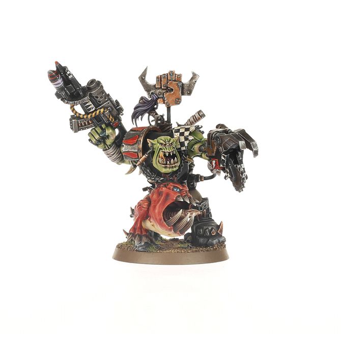 Ork Warboss with Attack Squig