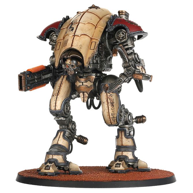 Mechanicum Knight Moirax with Volkite Veuglaire and Gyges Siege Claw