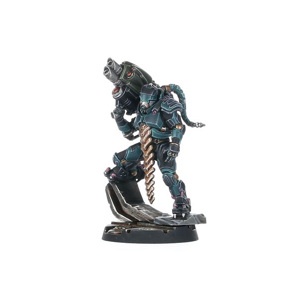 Van Saar Champion in Carapace Armour with Cyberachnids