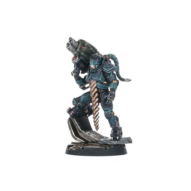 Van Saar Champion in Carapace Armour with Cyberachnids